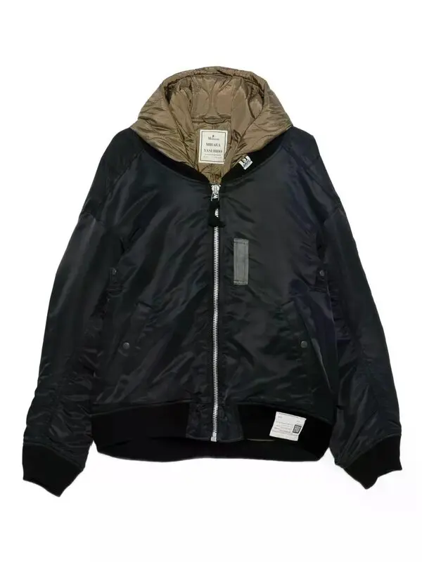Mihara Yasuhiro Hooded Bomber Jacket