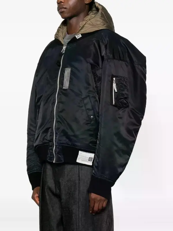 Mihara Yasuhiro Hooded Bomber Jacket