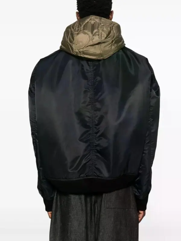 Mihara Yasuhiro Hooded Bomber Jacket