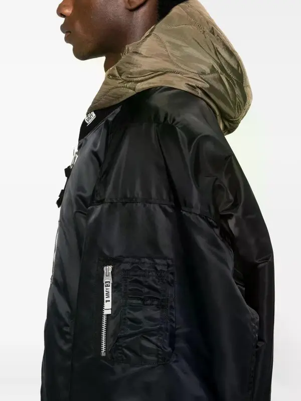 Mihara Yasuhiro Hooded Bomber Jacket
