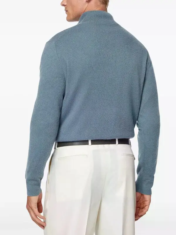 Boggi Milano Cashmere Half-zip Jumper