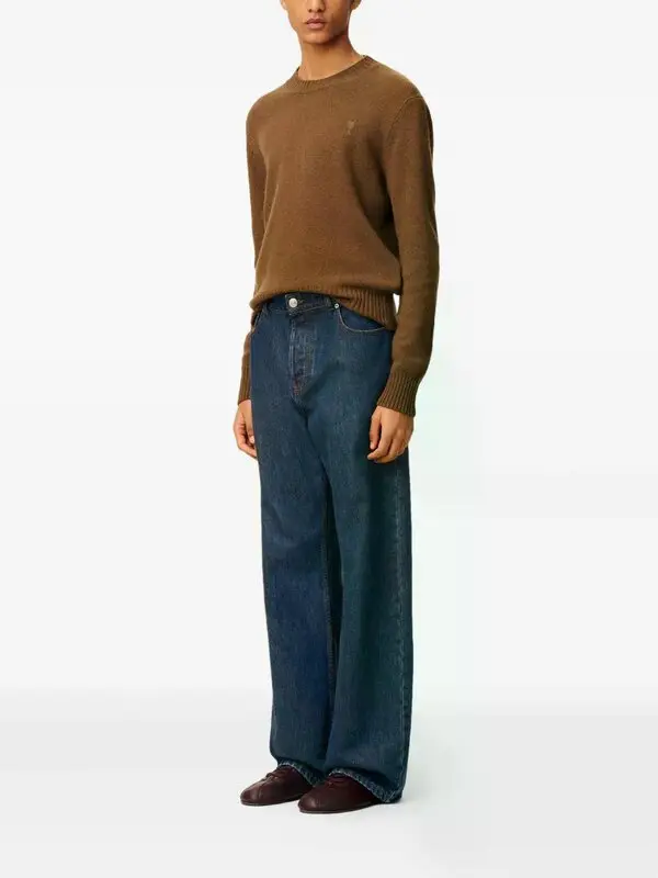 AMI Paris Loose-fit Cotton Jeans