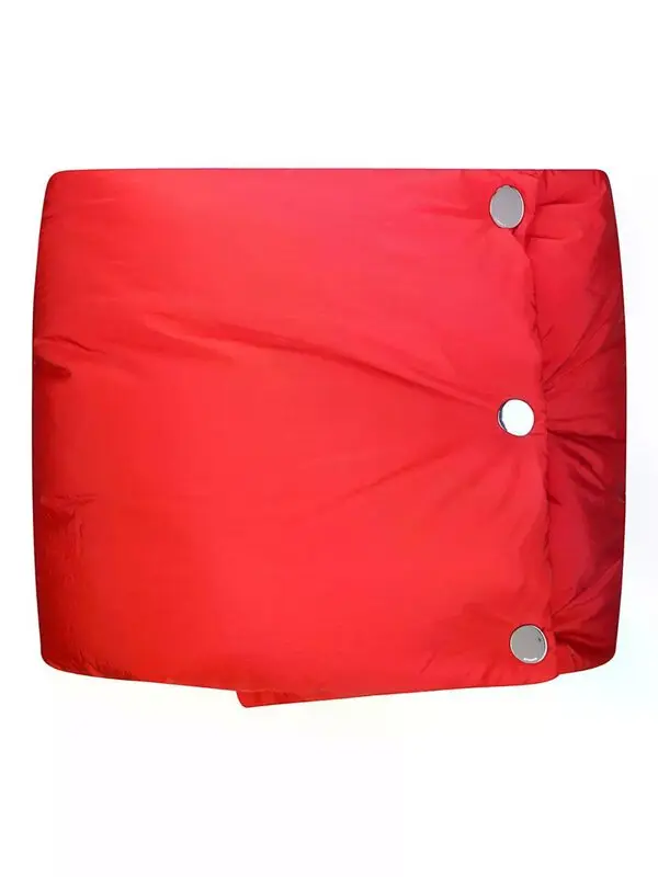 Sportmax Buttoned Padded Scarf - Red