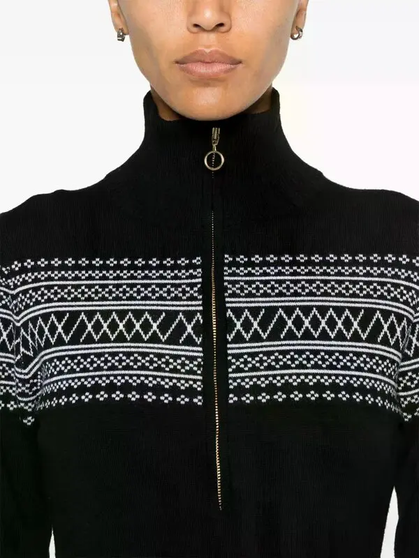 WE NORWEGIANS Zip-up Merino Wool Sweater
