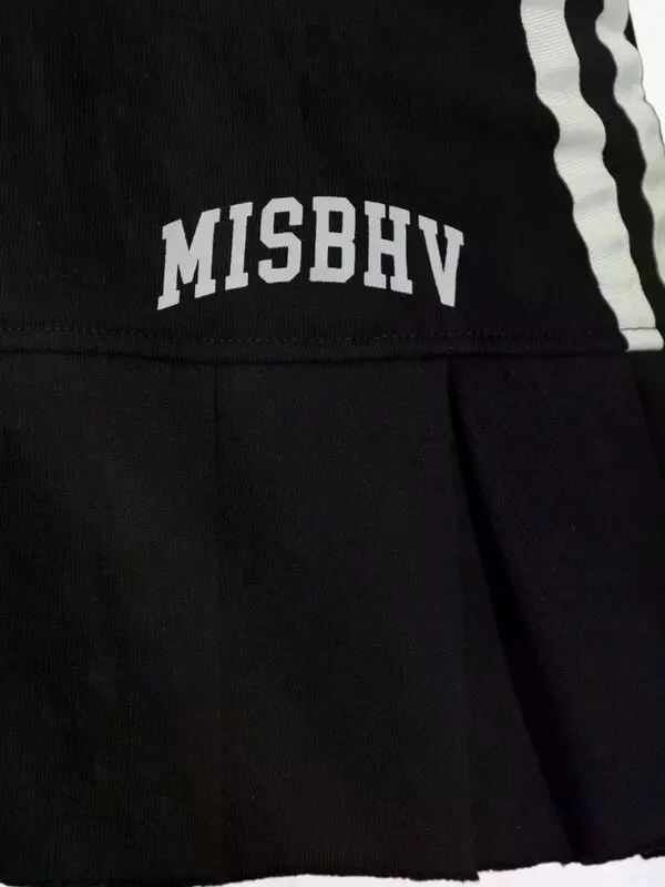 MISBHV Striped Pleated Mini Skirt