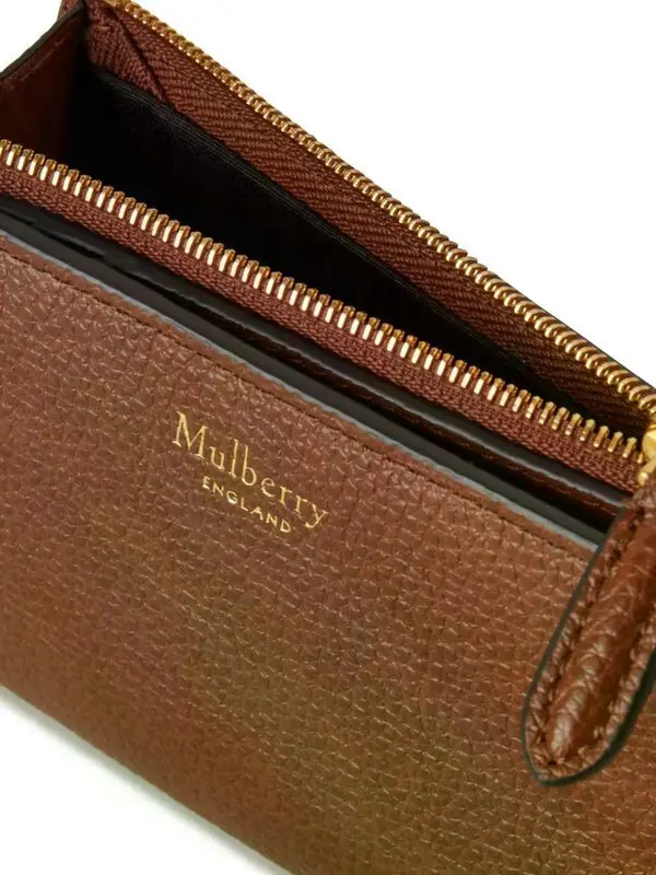 Mulberry Continental Bi-fold Leather Wallet - Brown
