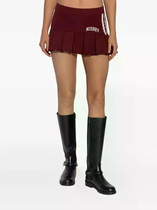 MISBHV Pleated Mini Skirt