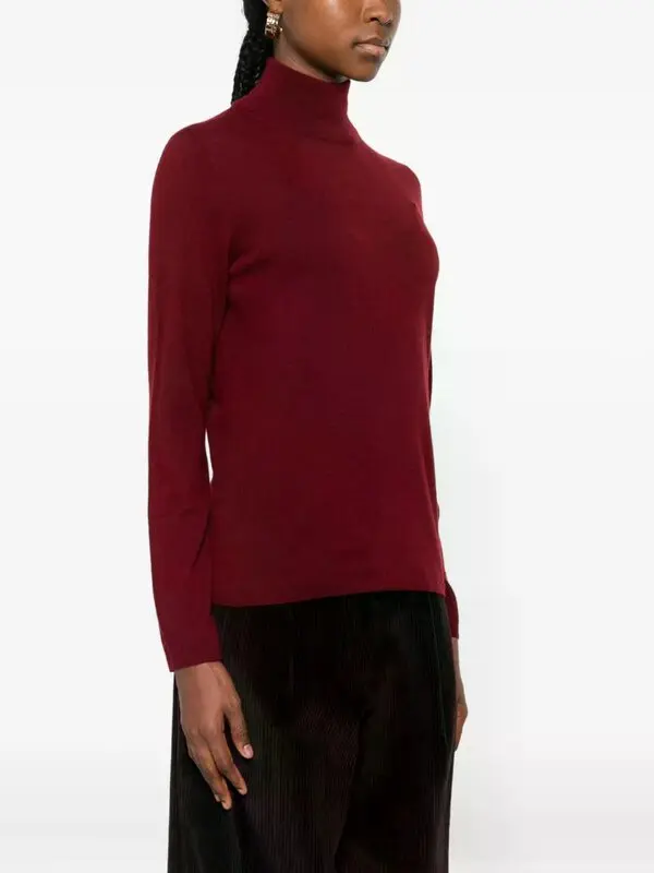 Max Mara Roll-neck Sweater - Red
