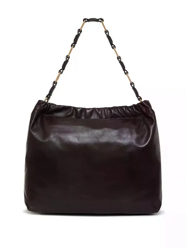 ANINE BING Kate Logo-embossed Shoulder Bag - Red