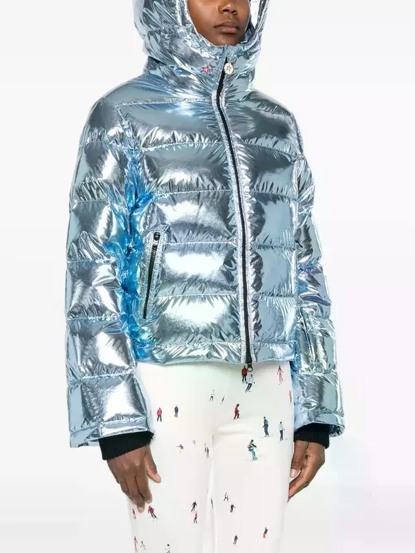 Perfect Moment Polar Flare Down Ski Jacket - Blue