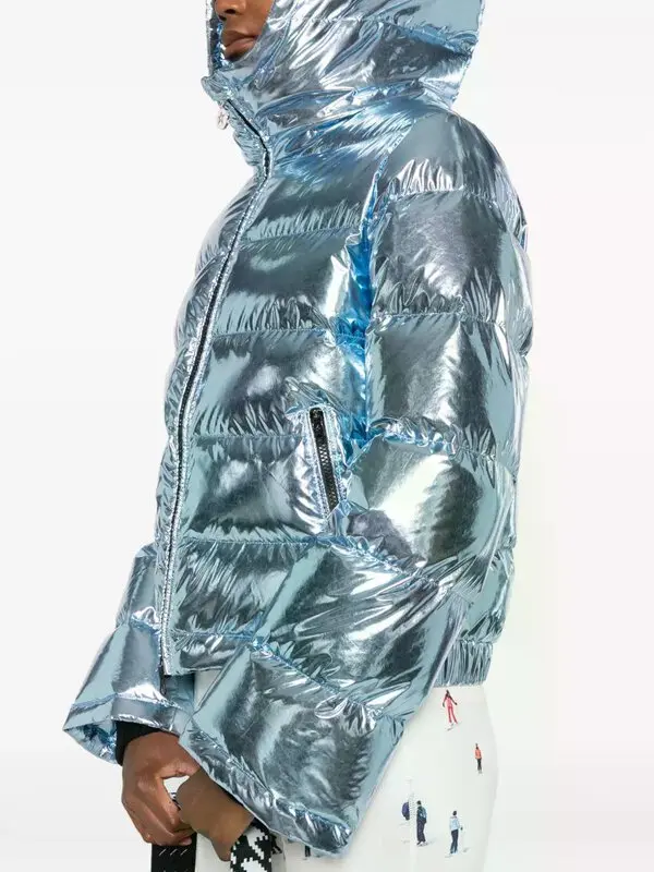 Perfect Moment Polar Flare Down Ski Jacket - Blue