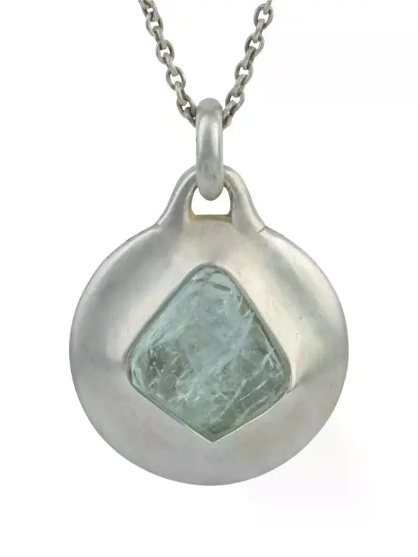 PARTS OF FOUR Morphed Disk Necklace - Silver