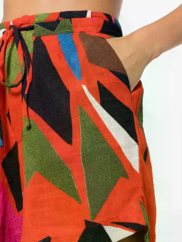 OSKLEN Graphic-print Thigh-length Shorts