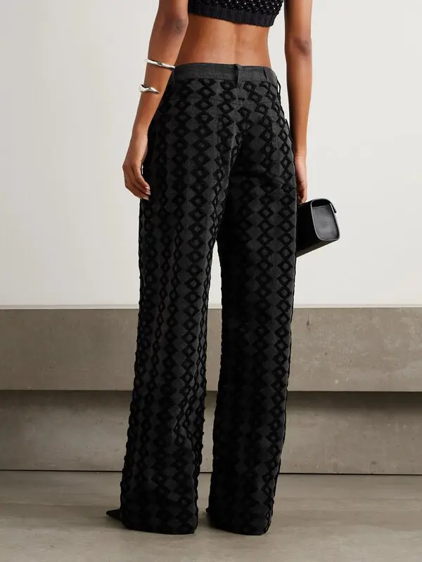 DIOTIMA Stulla Embroidered Wide-leg Jeans