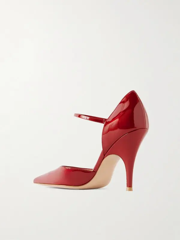 GIANVITO ROSSI Nuit 95 Patent-leather Pumps