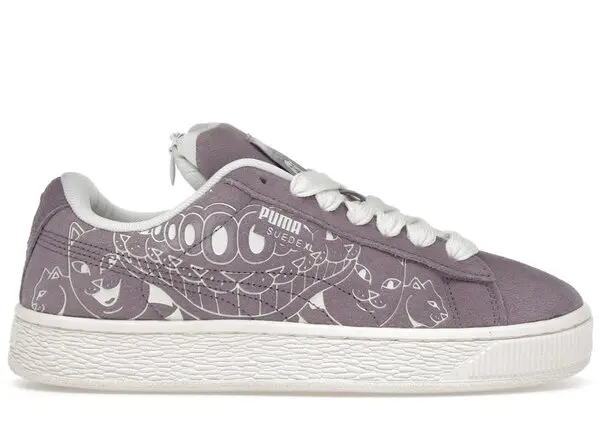 PUMA Suede Xl Ripndip Sneakers - Plum Jam/warm White
