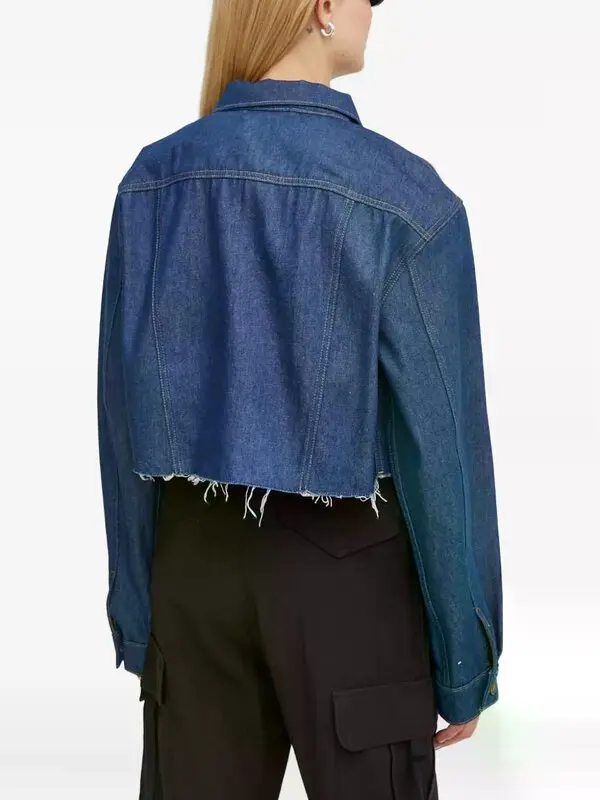 G-star Raw Frayed-edge Cropped Jacket