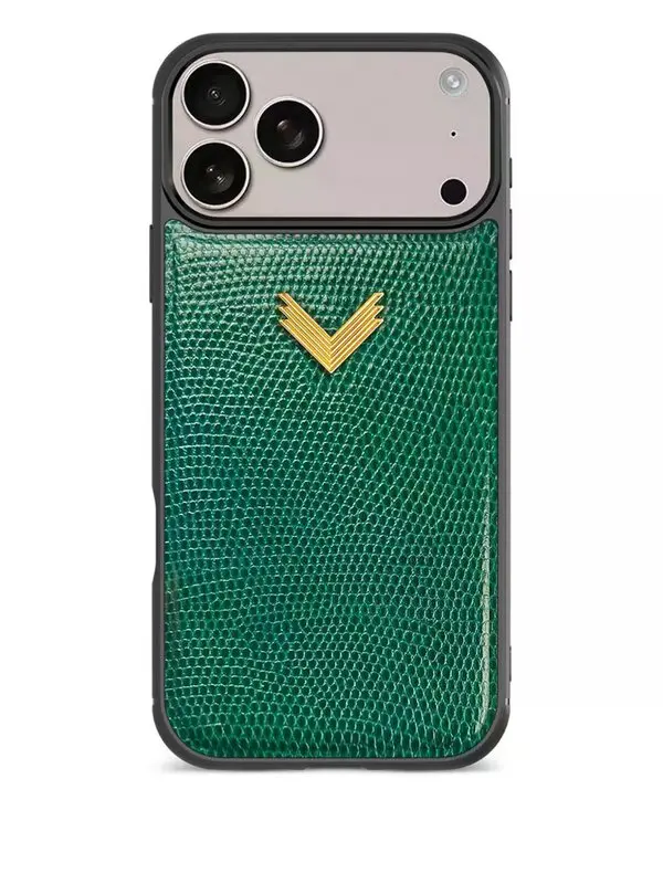 VELANTE Snakeskin Iphone 17 Pro Phone Case - Green