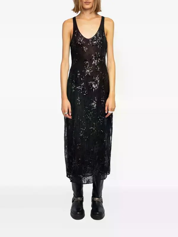 Zadig&Voltaire Rarysa Lace Sequin Dress
