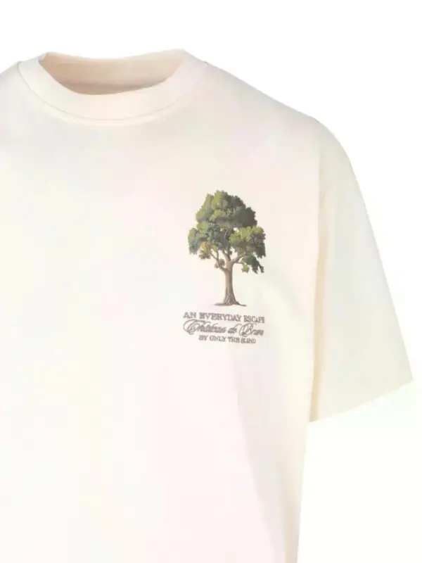 ONLY THE BLIND Cotton T-shirt - Neutrals