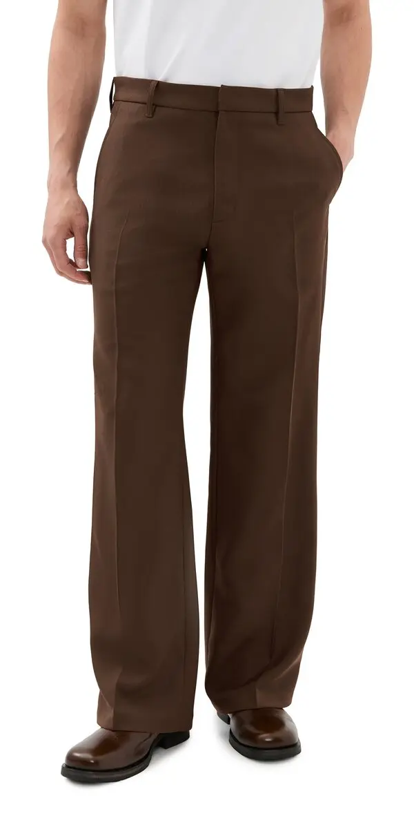 STOCKHOLM SURFBOARD CLUB Sune Relaxed Trousers - Brown