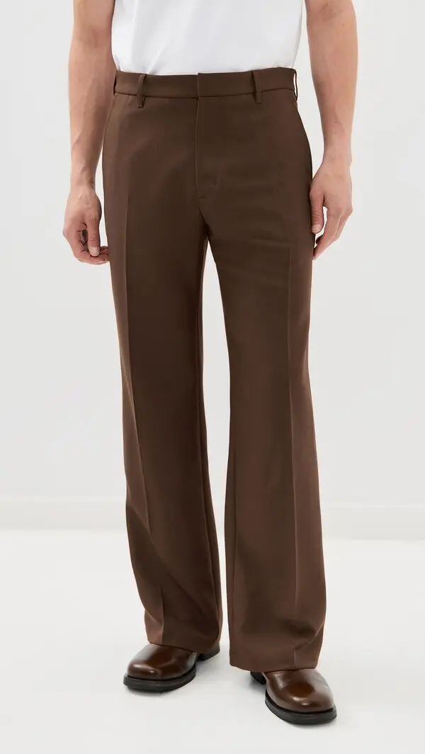 STOCKHOLM SURFBOARD CLUB Sune Relaxed Trousers - Brown