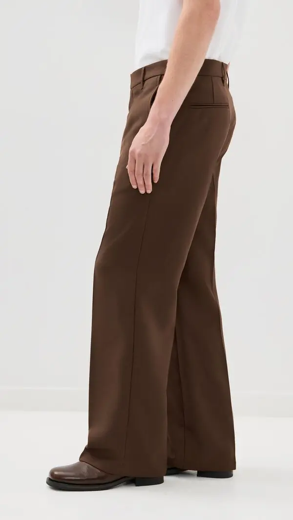 STOCKHOLM SURFBOARD CLUB Sune Relaxed Trousers - Brown