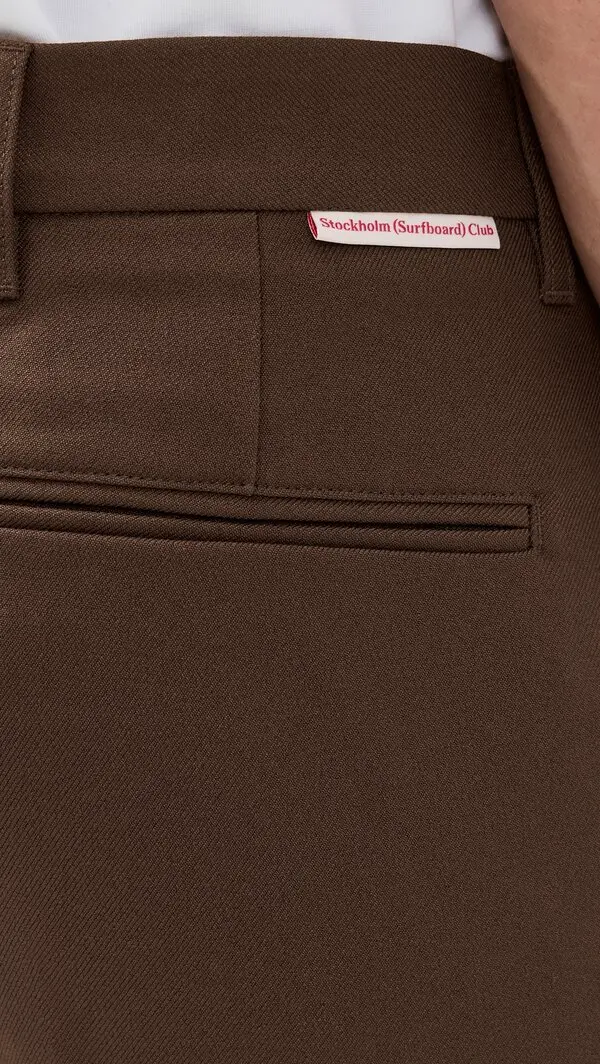 STOCKHOLM SURFBOARD CLUB Sune Relaxed Trousers - Brown
