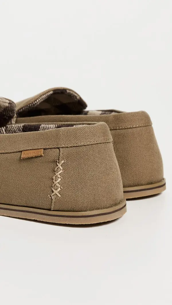 HARI MARI Hacienda Canvas Slippers - Storm