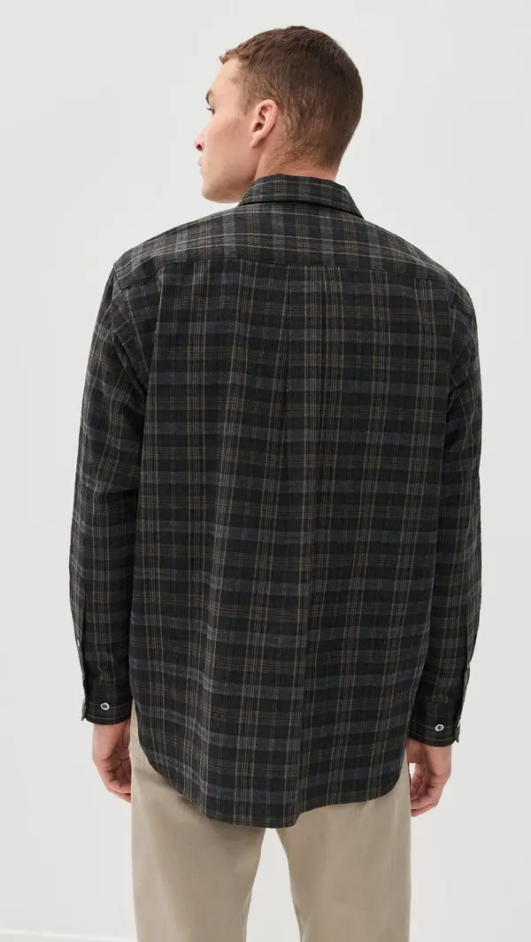 Norse Projects Ole Oversized Wool Check Shirt