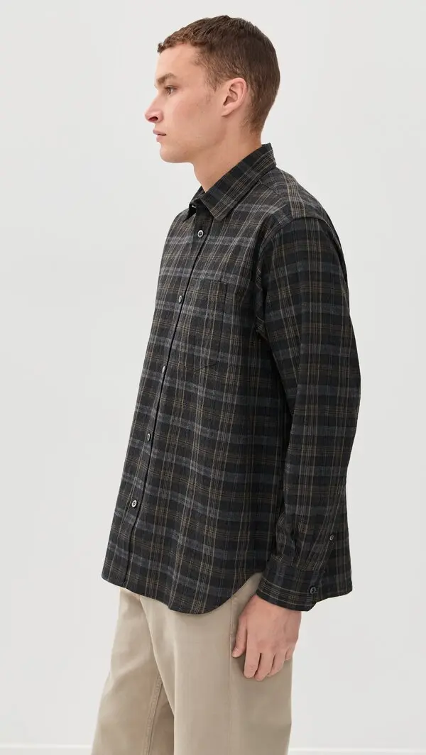 Norse Projects Ole Oversized Wool Check Shirt