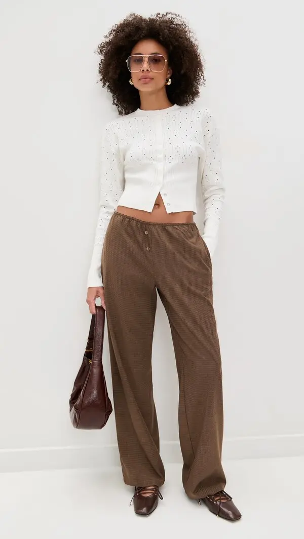 Lioness Bloom Plaid Pants