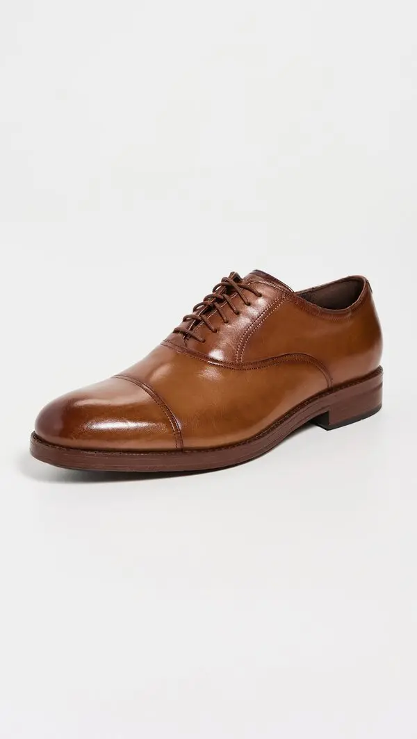 Cole Haan Ledley Grand Cap Toe Oxford Dress - Ch British Tan/dark Natural