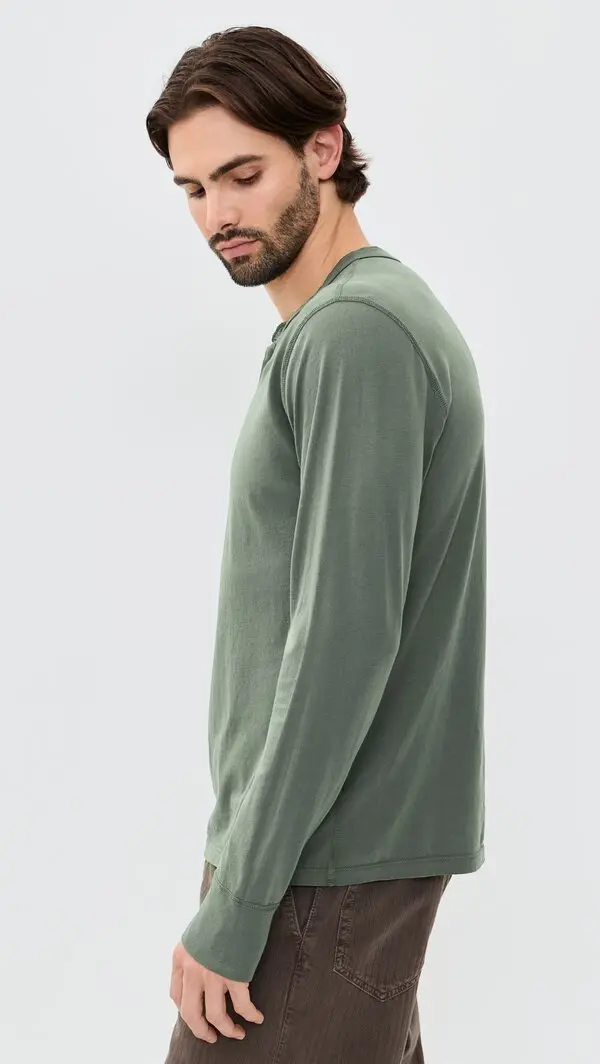 S.k.u. Long Sleeve Supima Jersey Henley