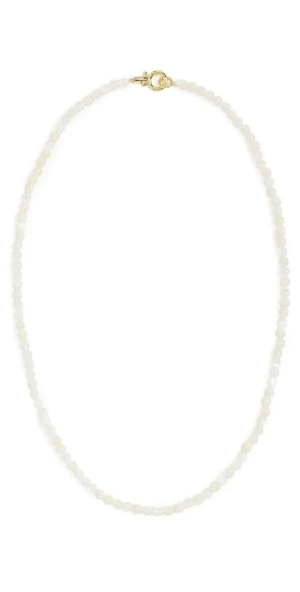Gorjana Carter Gemstone Necklace - Mother Of Pearl