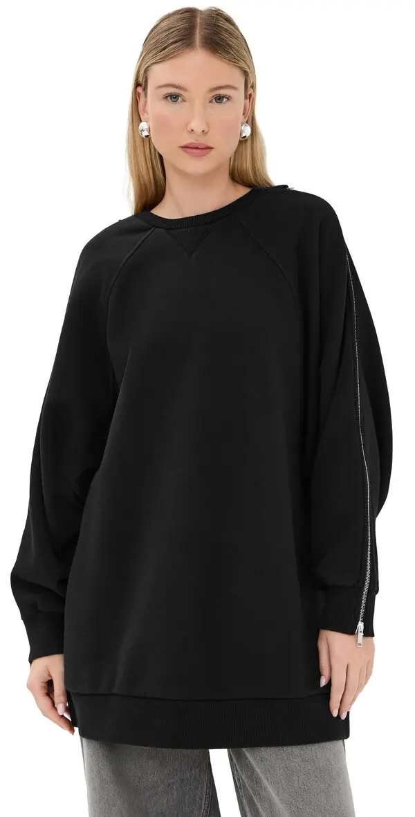 HALFBOY Zip Over Crew Neck