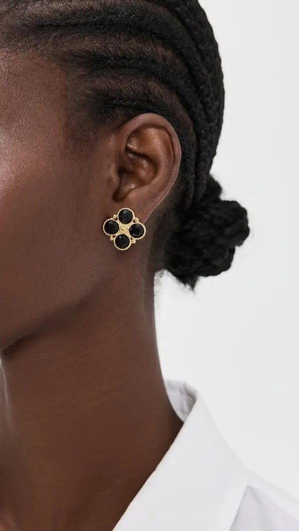 KENNETH JAY LANE Gold Post Earrings