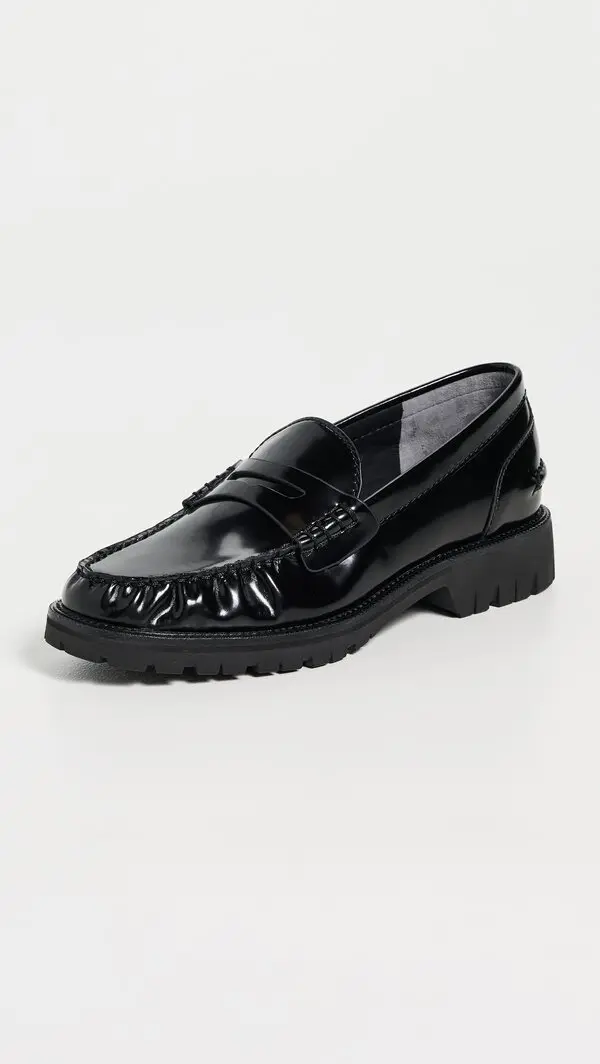Rag & Bone Corey Loafers - Black