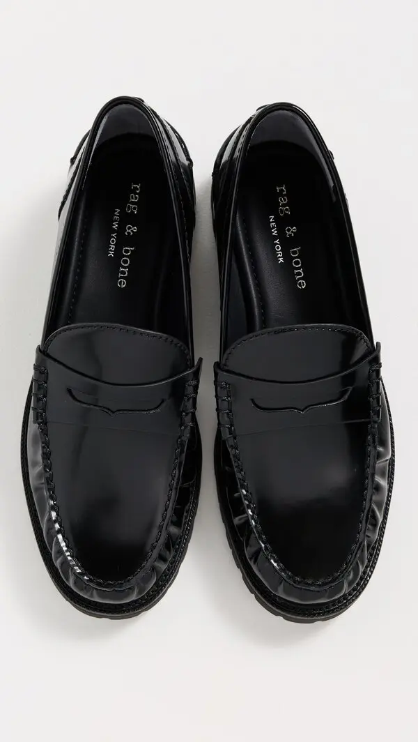Rag & Bone Corey Loafers - Black