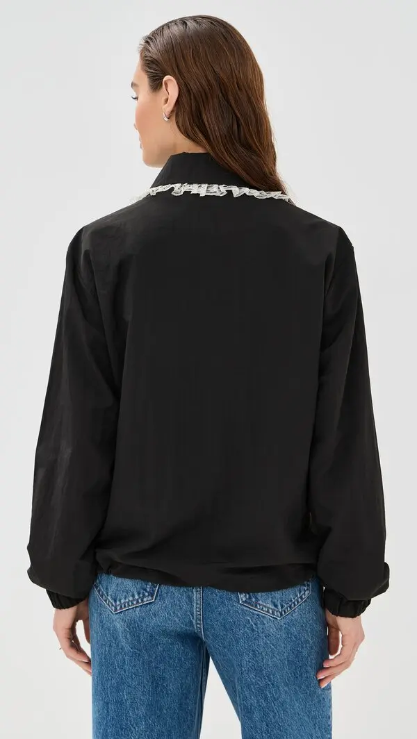 TANNER FLETCHER Archie Lace Trim Track Jacket