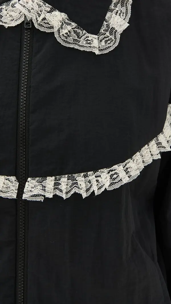 TANNER FLETCHER Archie Lace Trim Track Jacket