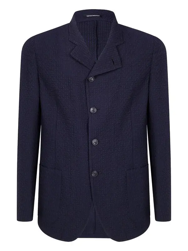Emporio Armani Textured Wool Jacket