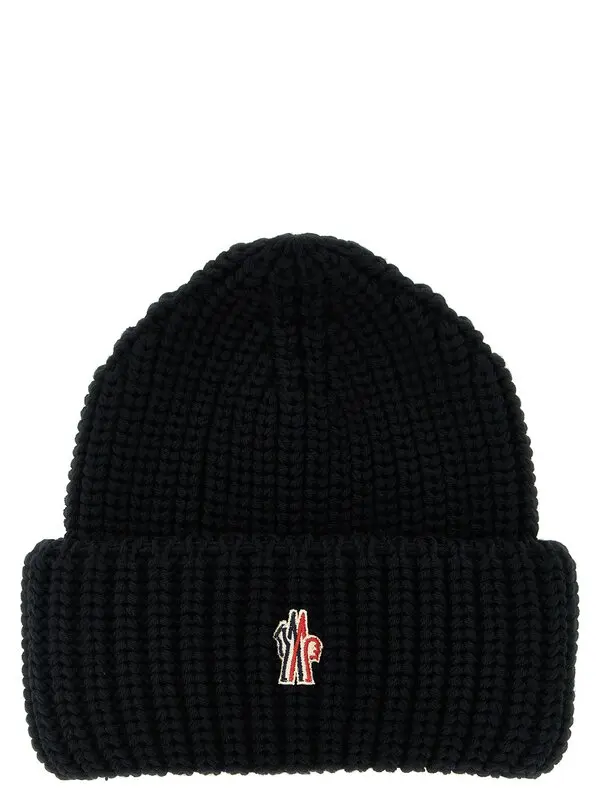 Moncler Logo Patch Beanie