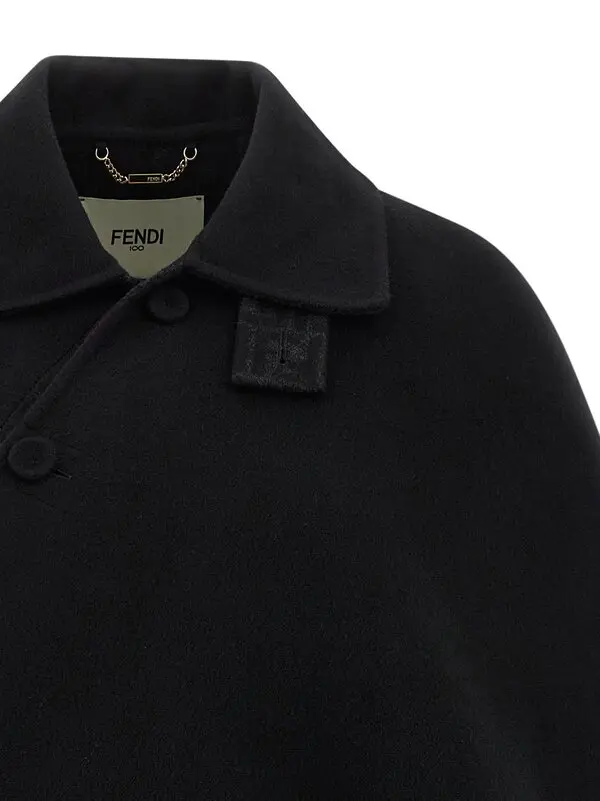 Fendi Double Wool Cape