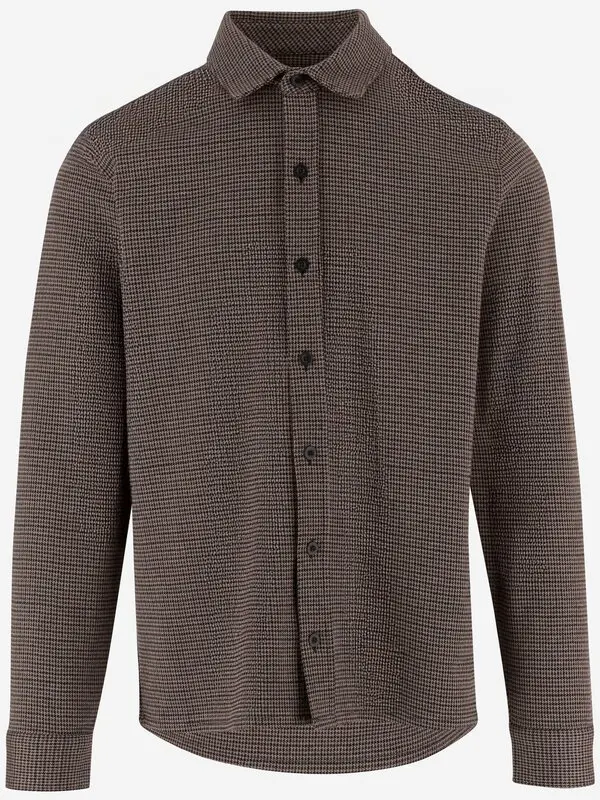 Vince Textured Cotton Blend Shirt