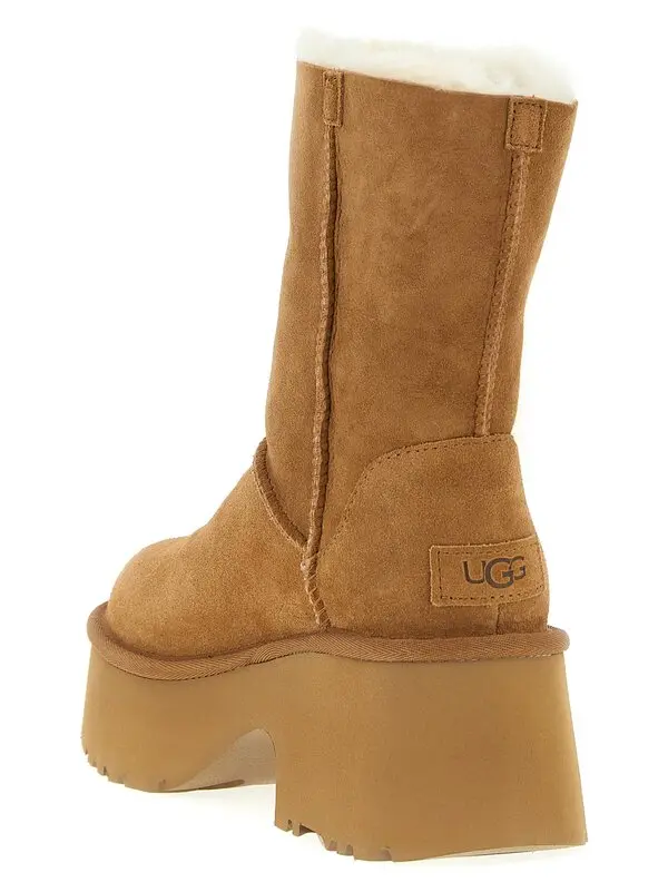 UGG Esmee Suede Platform Boots - Brown
