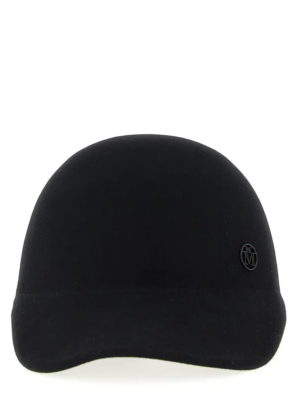 MAISON MICHEL Tiger Felt Hat - Black