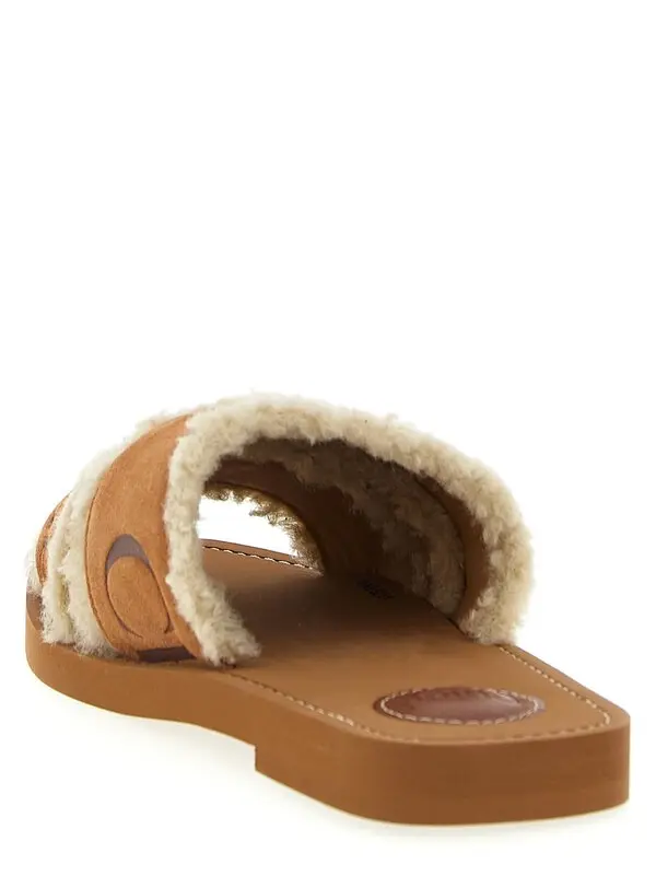 Chloé Woody Suede Sandals