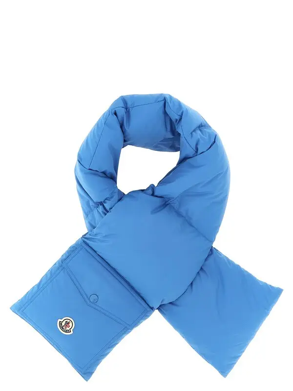 Moncler Padded Scarf - Blue