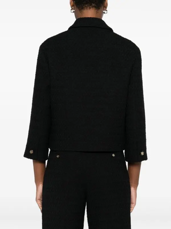 Gucci Bouclé Wool Jacket - Black